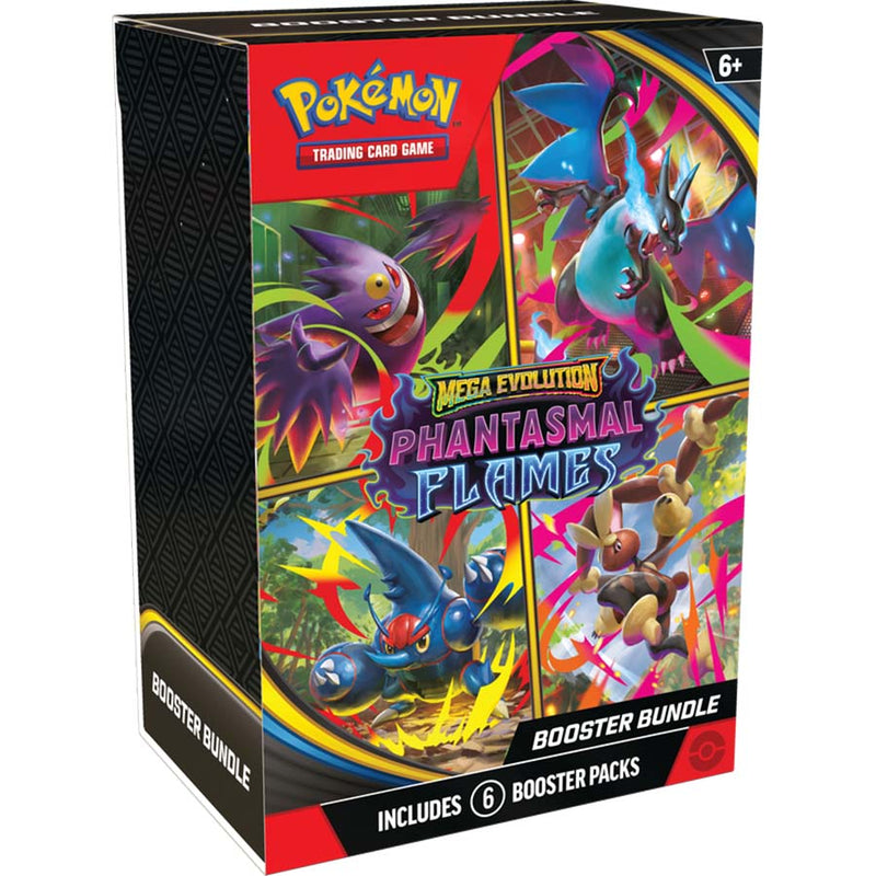 Pokemon: Phantasmal Flames ME02: Booster Bundle (Presale) – Double Infinity Gaming