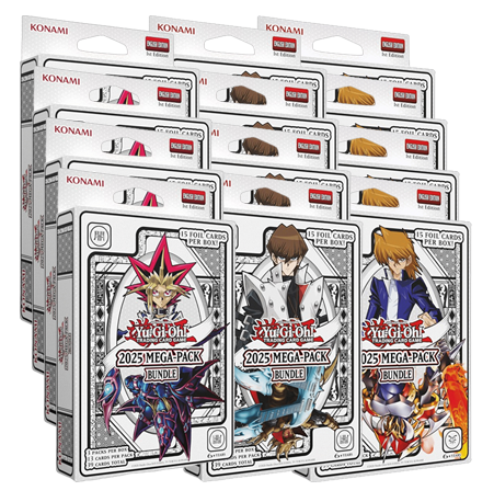 Yu-Gi-Oh: 2025 Mega-Pack Bundle Display – Double Infinity Gaming
