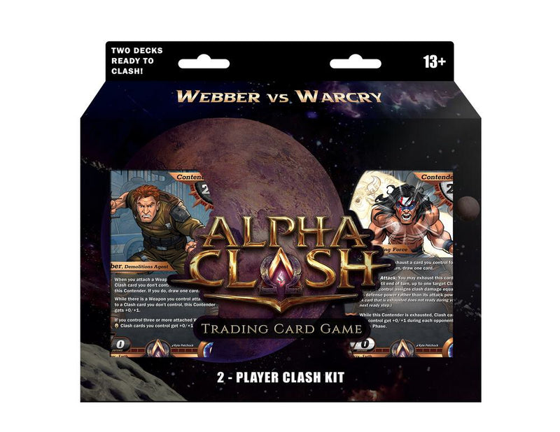 Alpha Clash: Unrivaled - Unrivaled 2-Player Clash Kit - Webber vs Warc ...