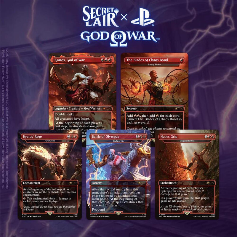 Magic: Playstation Secret Lair: God of War Greek: Greek (Nonfoil ...