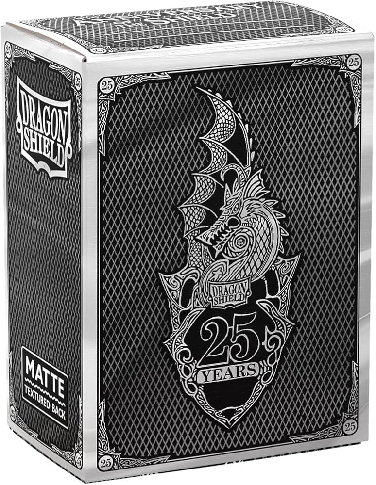 Supplies: Dragon Shield Matte Sleeves - 25th Anniversary (100-Pack ...