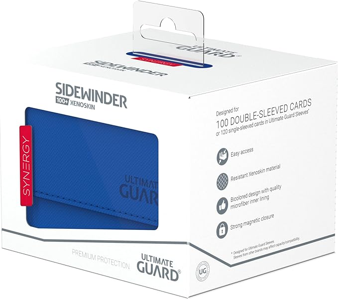 Supplies: Deck Case: Sidewinder 100+ Standard Size Synergy- Blue/Red ...
