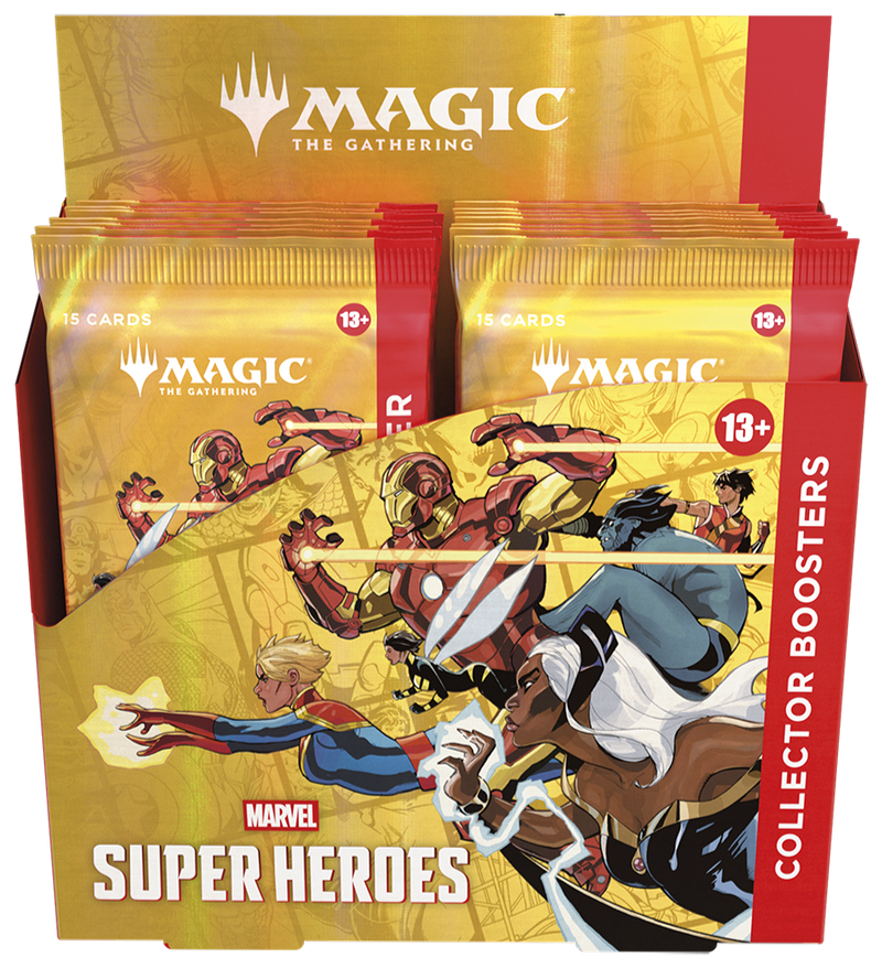 Magic the Gathering: Marvel Super Heroes: Collector Booster Box (Presa ...