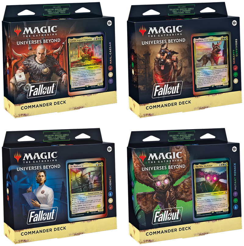 Magic The Gathering Commander Fallout Deck Hail, Caesar Mtg Precon