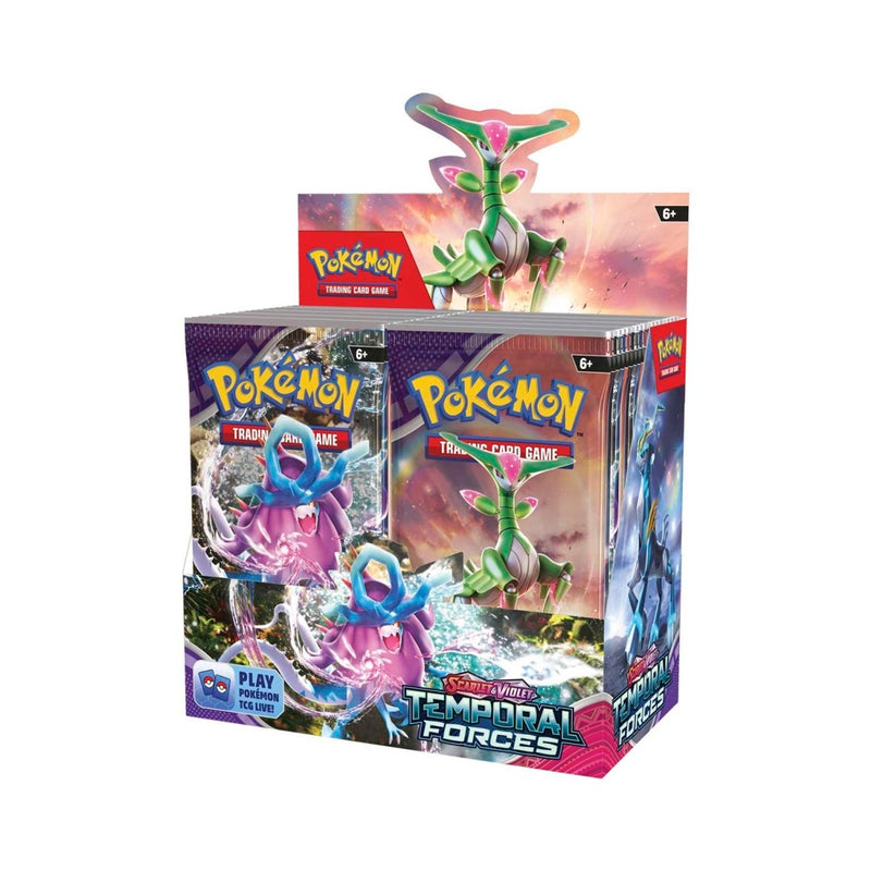 Pokemon: Scarlet And Violet: Temporal Forces: Booster Display (36Ct ...