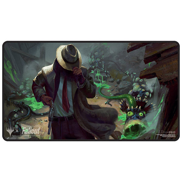 Playmat: MTG Black-Stitched- Fallout- Mysterious Stranger – Double ...