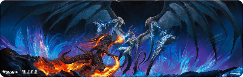 Supplies: Final Fantasy: Bahamut and Ifrit 8ft Table Playmat – Double ...