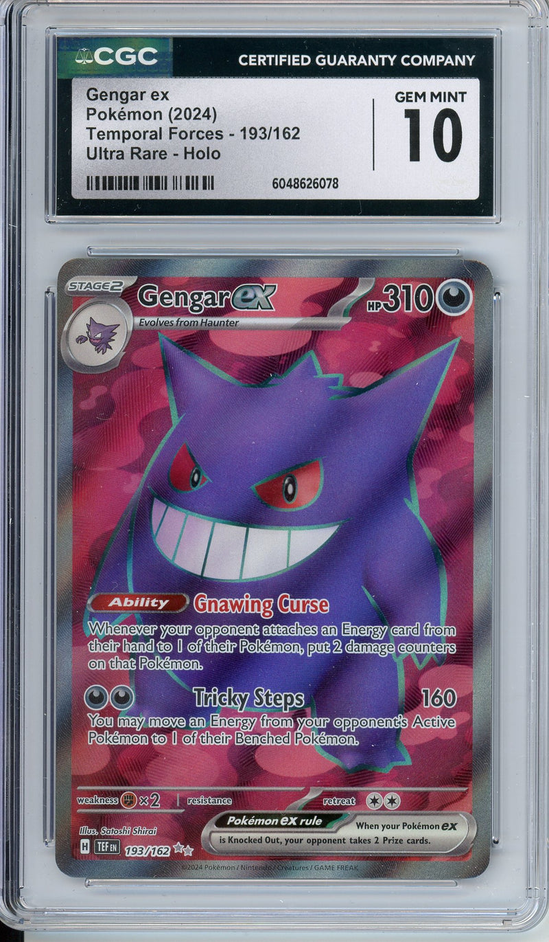 Pokemon Graded: Gengar ex CGC 10 – Double Infinity Gaming