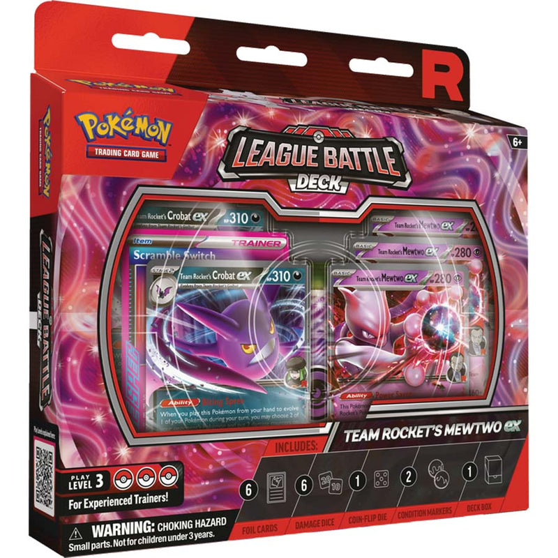 Pokemon Tcg: Team Rocket's Mewtwo Ex League Battle Deck – Double ...